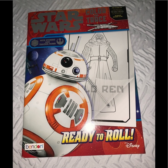 Disney | Toys | Disneys Star Wars Color And Trace Activity Book | Poshmark
